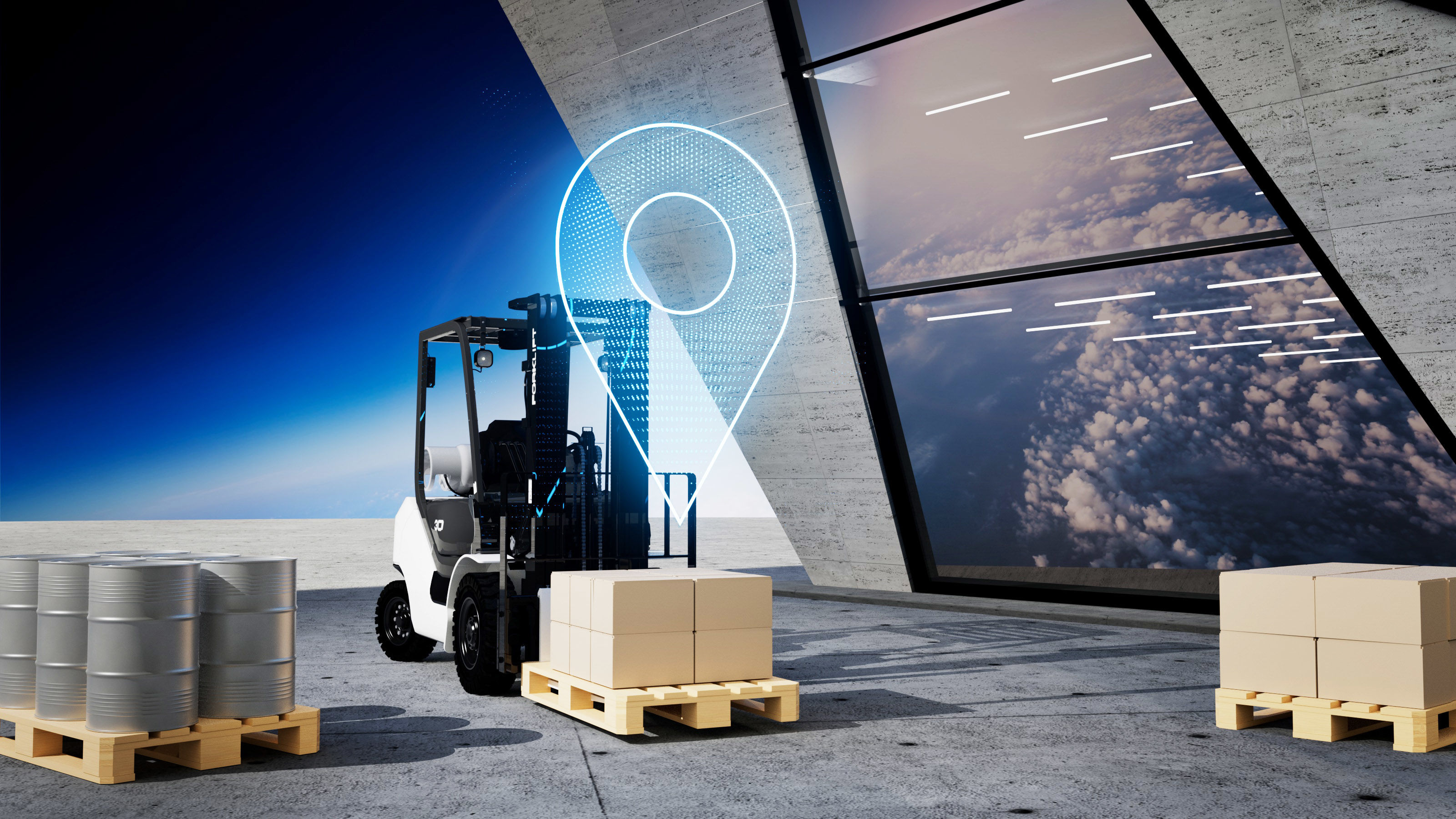 Ortung von Ladungsumlaufträgern – NEXOSPACE | Bosch Energy and Building ...